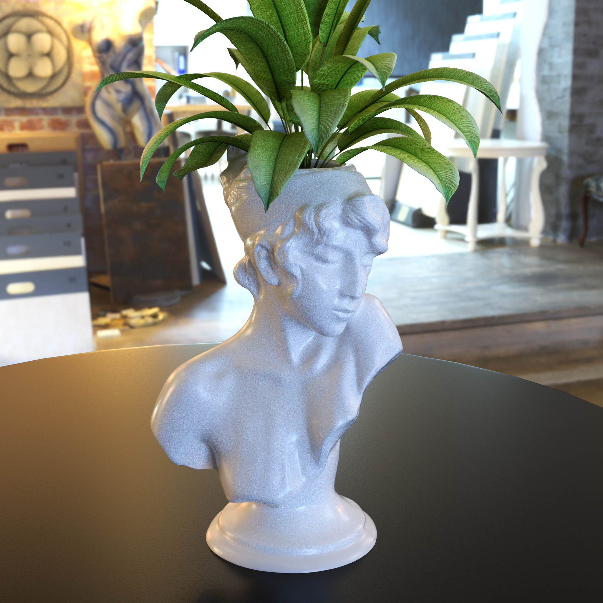 STL file Sappho Pot Planter,art vase・3D printable model to download・Cults