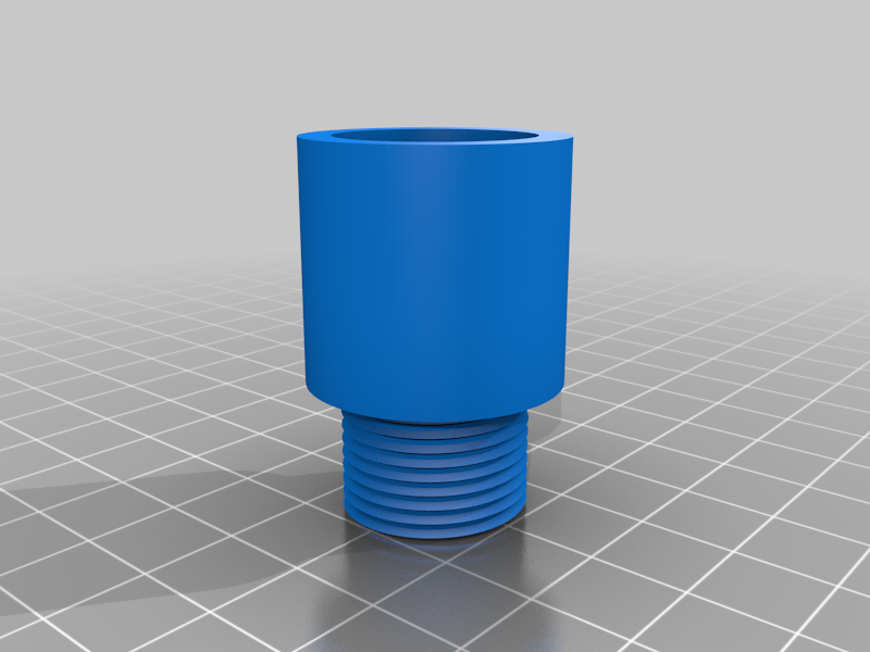 Free STL file 20mm Plain to screw conduit adapter with lock nut 🔒・3D ...