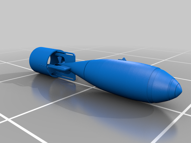 Free 3D file british 250 lb HC Bomb 1:72 scale・Design to download and ...