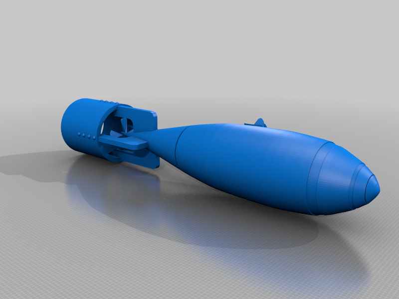 Free 3D file british 250 lb HC Bomb 1:72 scale・Design to download and ...