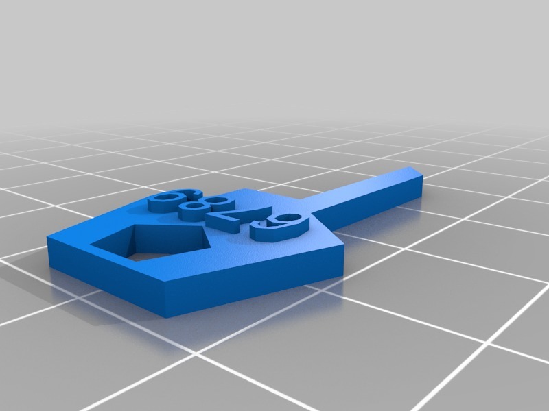 Free 3D file Test Padlock Key 6789・3D printing model to download・Cults