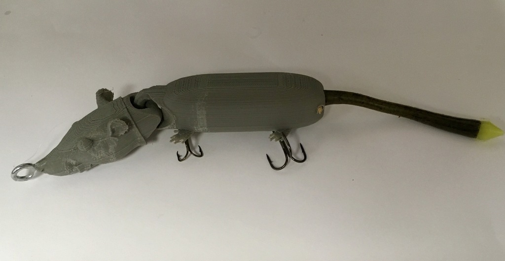 Free STL file Rat Swimbait・3D printable design to download・Cults