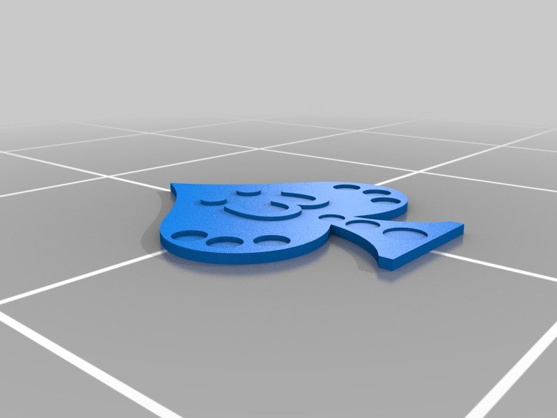 Free STL file ACE of spades Paint brush pallet・Object to download and ...