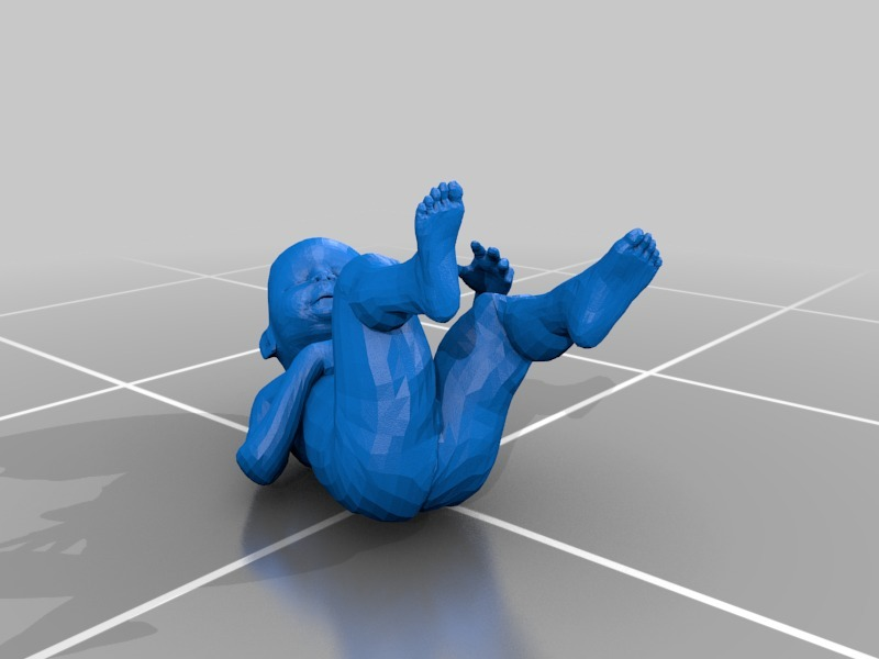 Free STL file Human Fetus 👶・3D print design to download・Cults