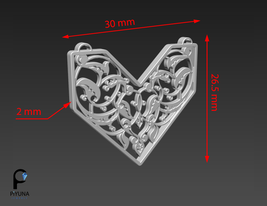 STL file Eslimi pendant 08 💍・3D printable model to download・Cults