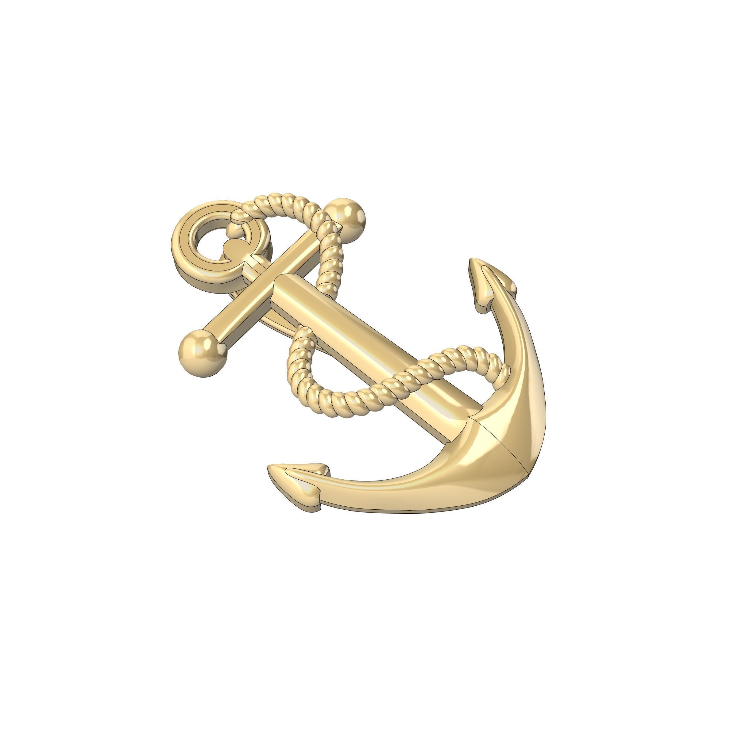 Free STL file Anchor pendant・Design to download and 3D print・Cults
