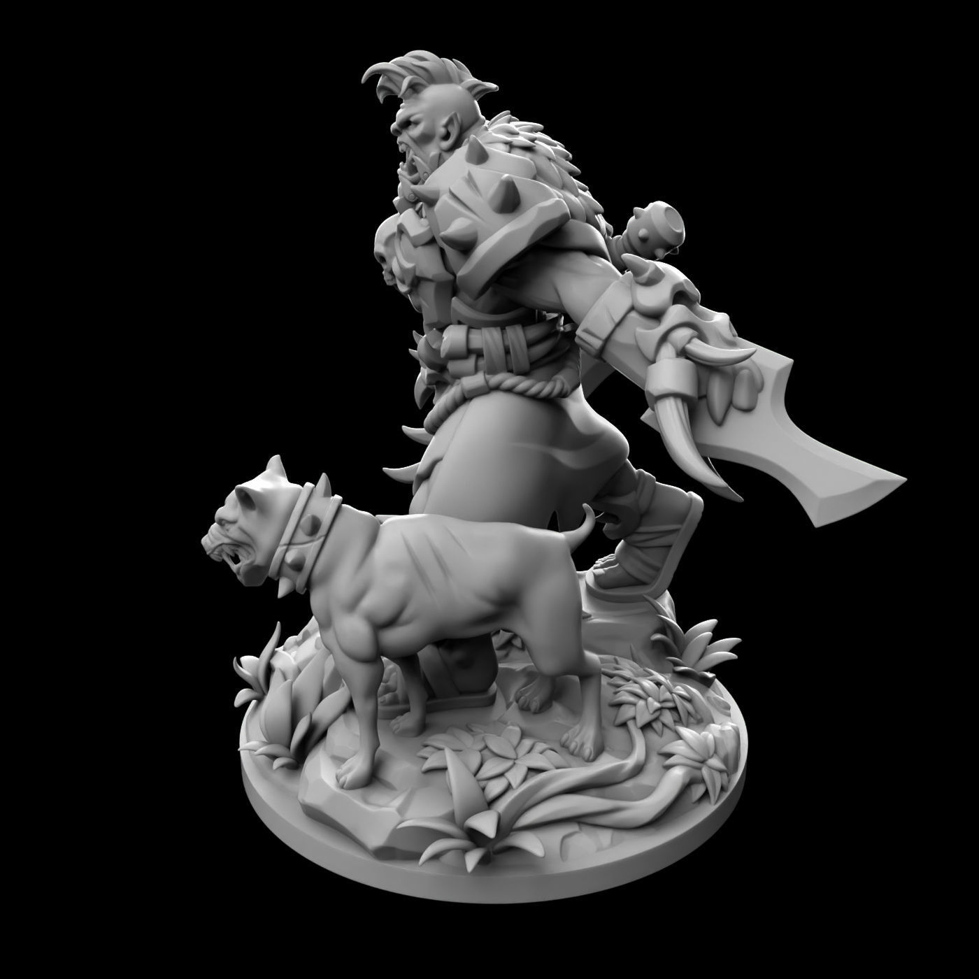 Free STL file Orc Warrior・Template to download and 3D print・Cults