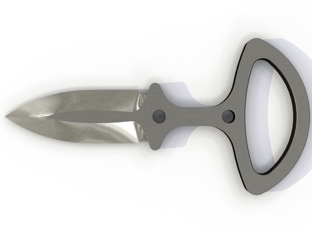 Free STL file Push dagger・Template to download and 3D print・Cults