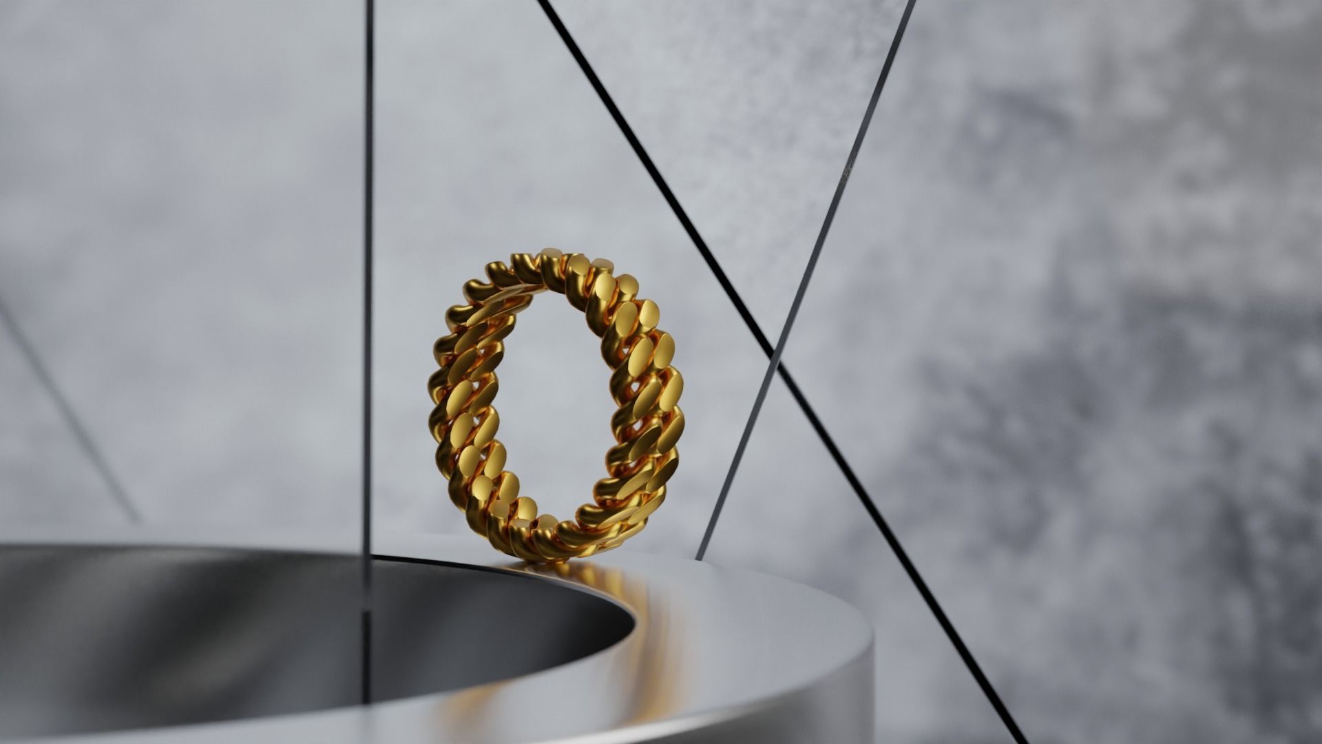 Free STL file Cuban Chain・3D printing template to download・Cults