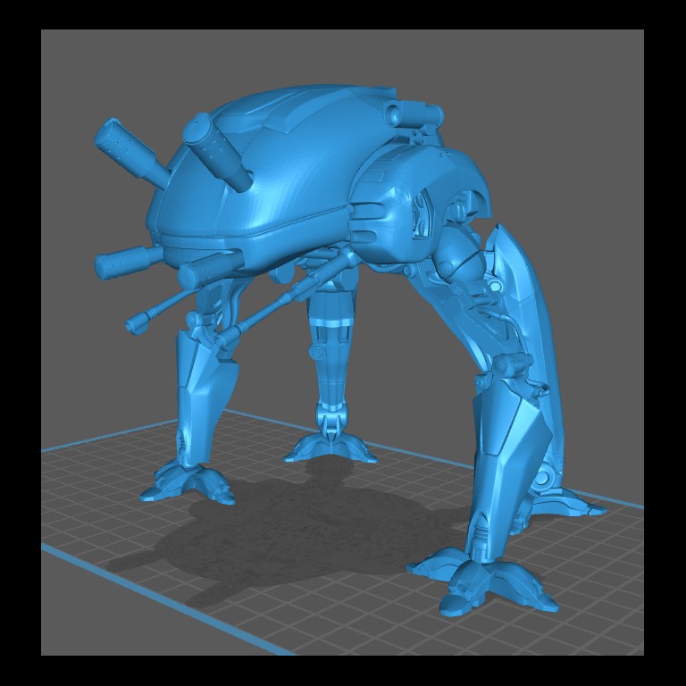 STL file Bot 4000 robot - BattleTech MechWarrior Warhammer Scifi ...