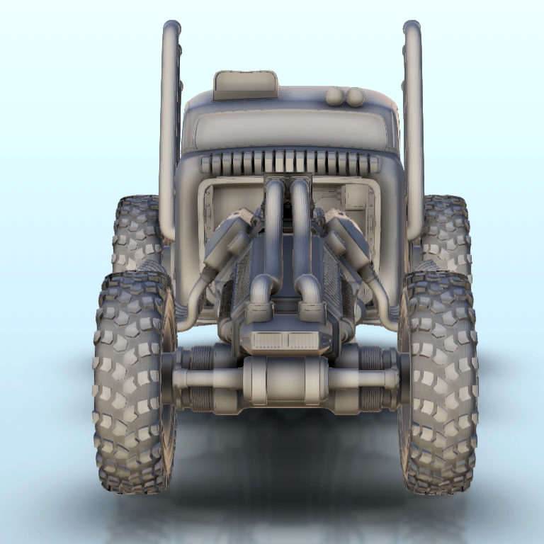 Fichier STL Chaos auto 22 - Vehicle automobile SF Science-Fiction Sci ...