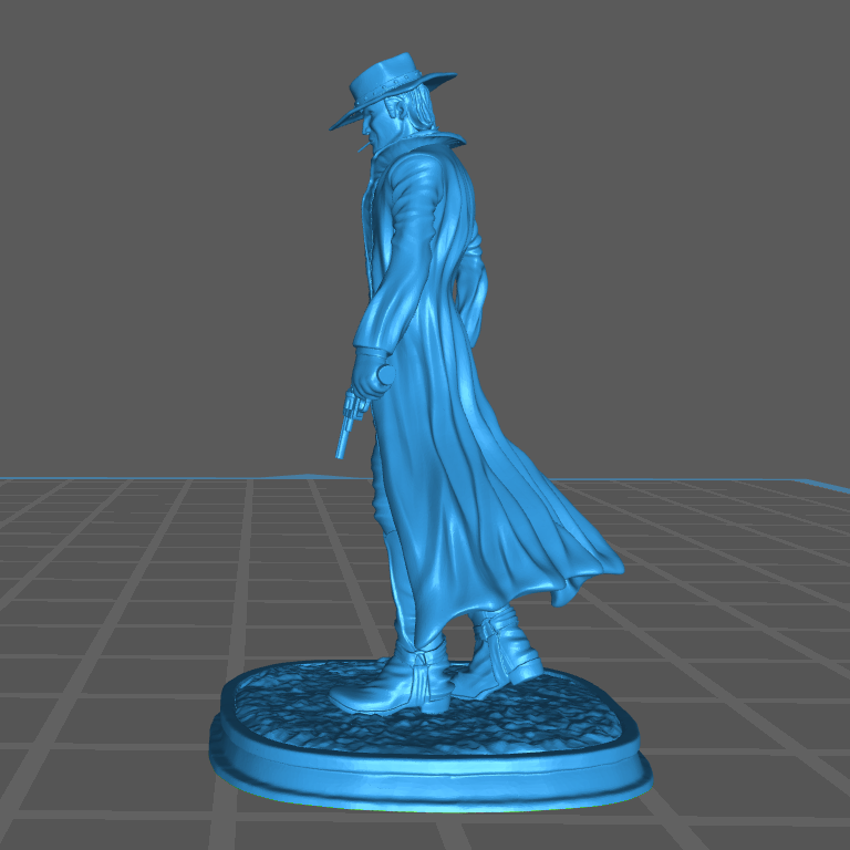 STL file Wild West cowboy with guns - Six Gun Sound Desperado Old ...