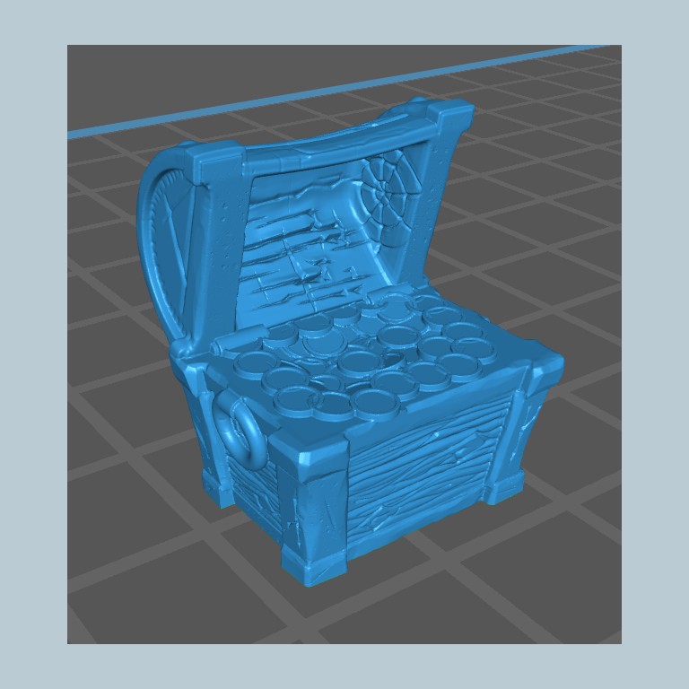 STL file Opened chest - Warhammer resin FDM Age of Sigmar Bolt Action ...