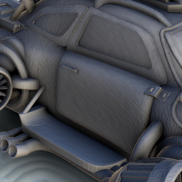 STL file SF flying car 25 - Car SF Science-Fiction Sci-Fi Necromunda ...