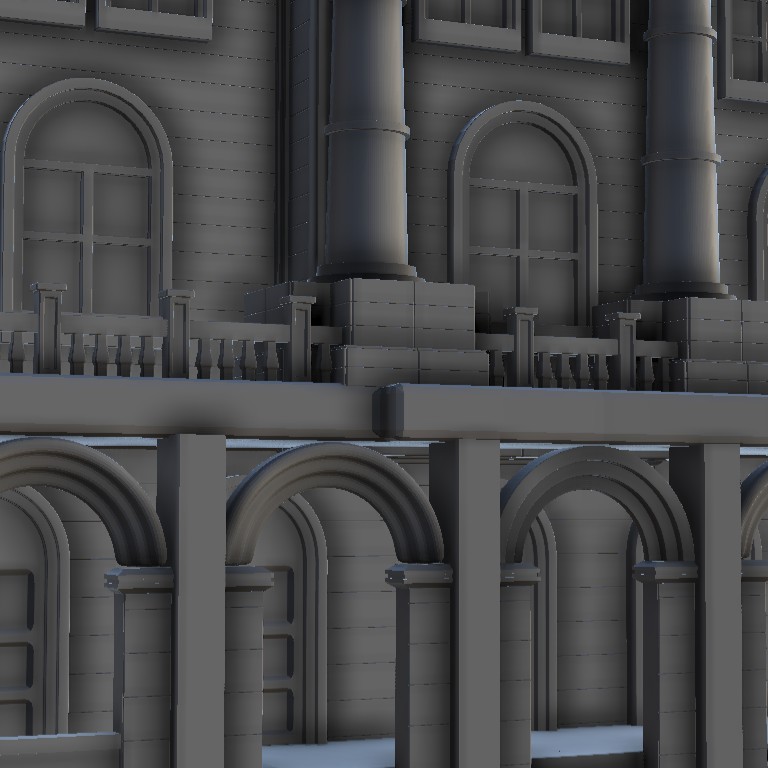 STL file Retro luxurious palace 13 - Flames of war Bolt Action Empire ...