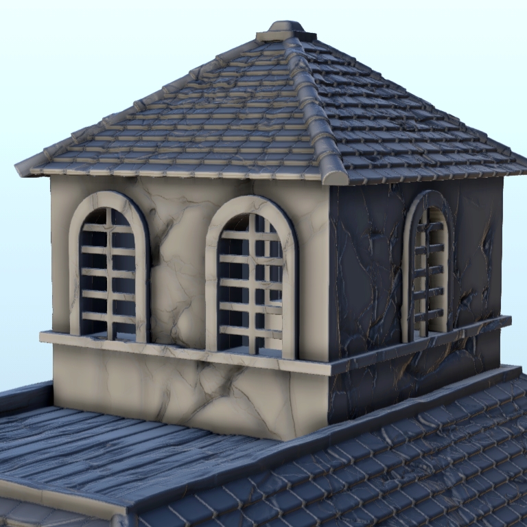 STL file Palace with balcony 22 - Warhammer Age of Sigmar Bolt Action ...