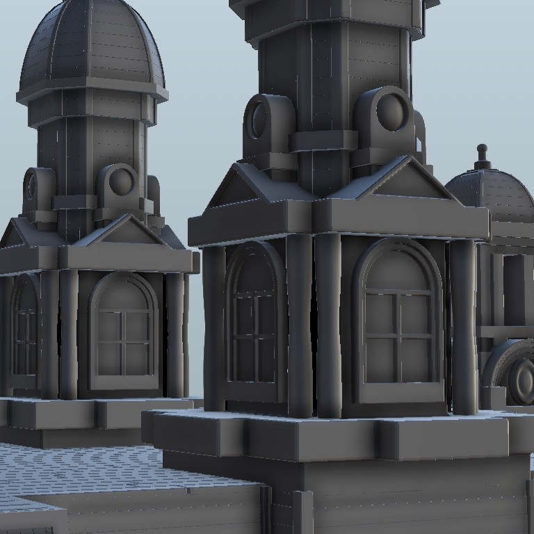 STL file Retro luxurious palace 13 - Flames of war Bolt Action Empire ...