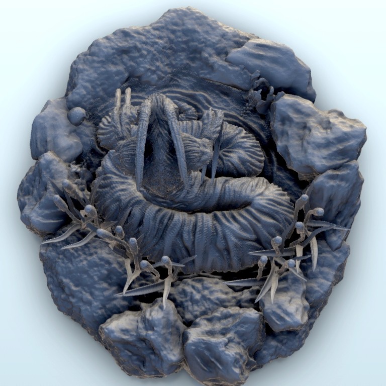 STL file Demonic swamp monster - Darkness Chaos Medieval Age of Sigmar ...