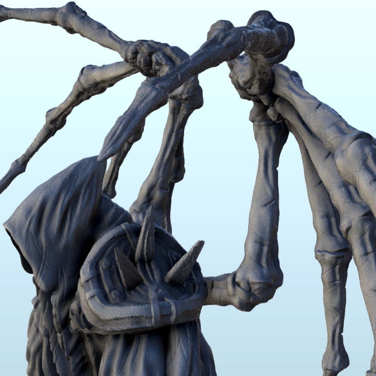 Fichier STL Winged skeletal spectrum - Darkness Chaos Medieval Age of ...