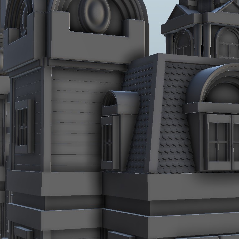 STL file Retro luxurious palace 13 - Flames of war Bolt Action Empire ...