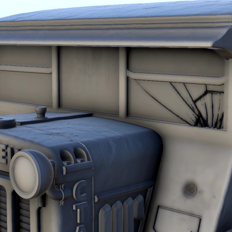 STL file B-4 203 mm howitzer M1931 and Stalinc-2 transport truck - WW2 ...