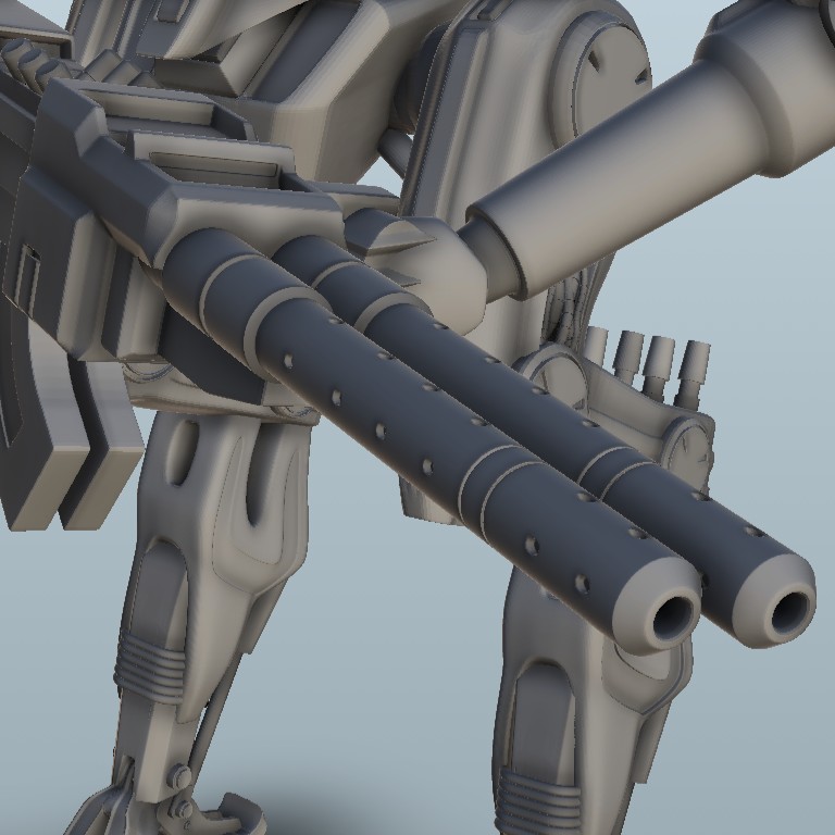STL file Auto-cannon robot - BattleTech MechWarrior Warhammer Scifi ...