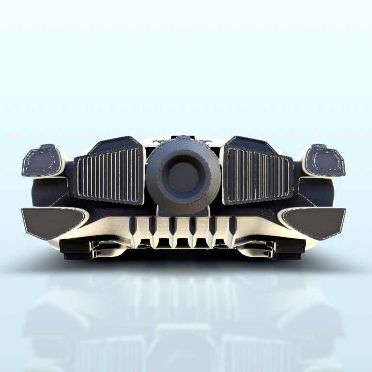 STL file Luxurious SF flying car 16 - Car SF Science-Fiction Sci-Fi ...