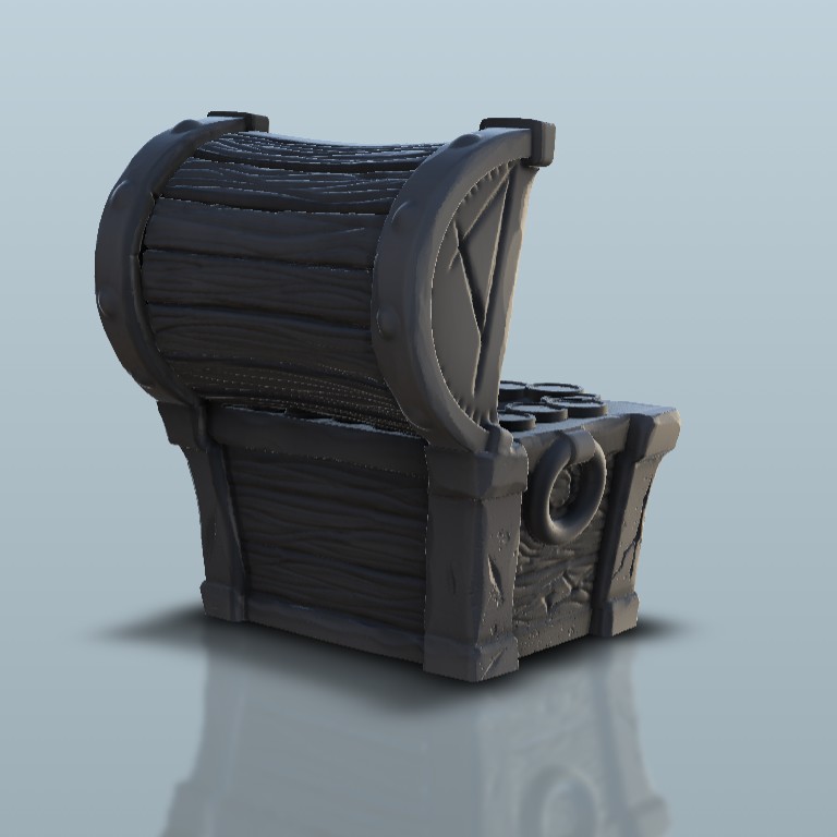 STL file Opened chest - Warhammer resin FDM Age of Sigmar Bolt Action ...