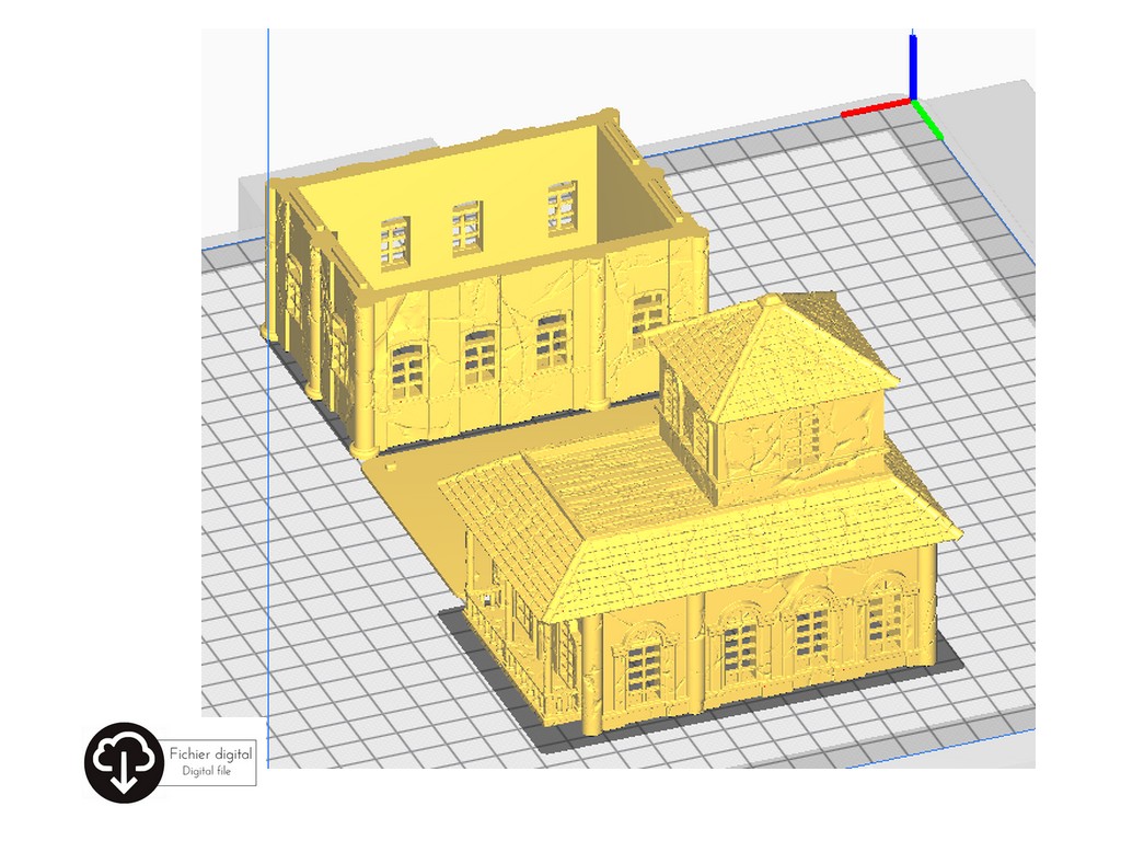 STL file Palace with balcony 22 - Warhammer Age of Sigmar Bolt Action ...