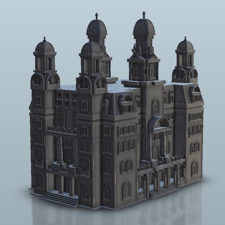 STL file Retro luxurious palace 13 - Flames of war Bolt Action Empire ...