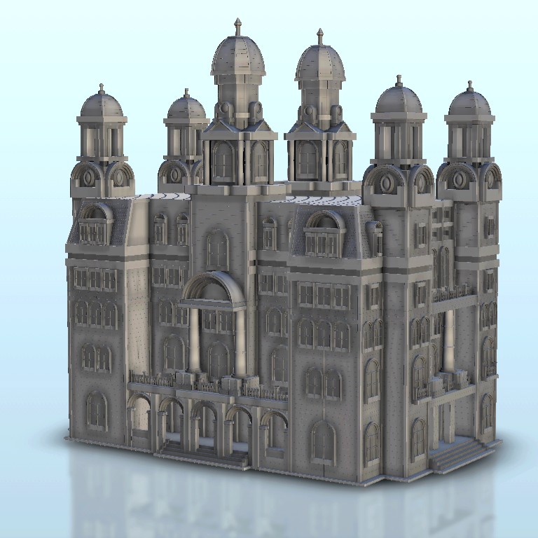 STL file Retro luxurious palace 13 - Flames of war Bolt Action Empire ...