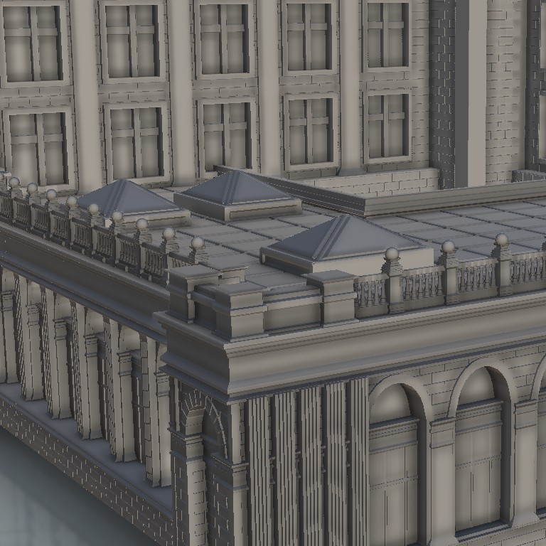 STL file Chicago Federal Building - Flames of war Bolt Action Empire ...