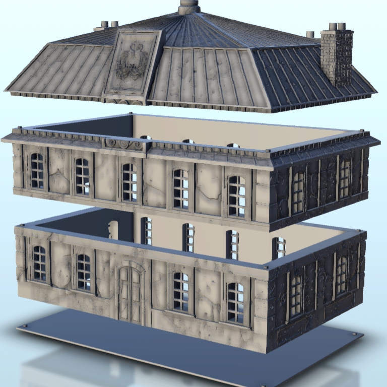 STL file Modern building 14 - Warhammer Age of Sigmar Bolt Action ...