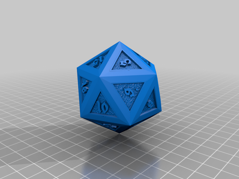 Free 3D file The D20 - Giant D20 Die (With dope case!) 🎲・3D printer ...