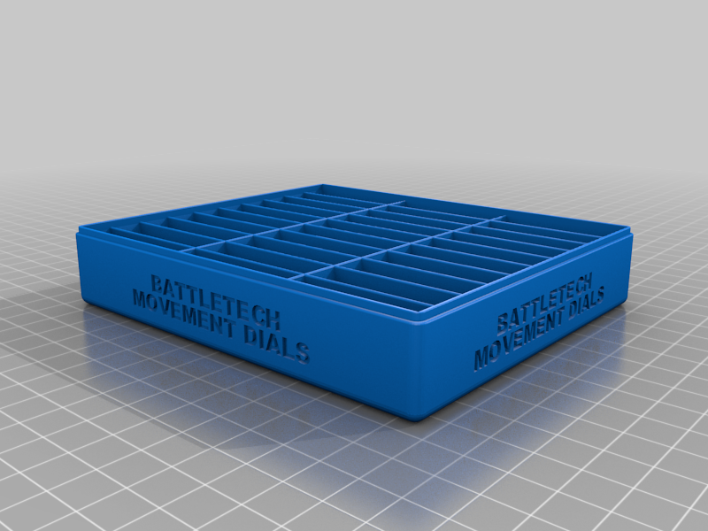 Free STL file BattleTech Storage, Movement Dials, & Heat Tokens 🎠・3D ...