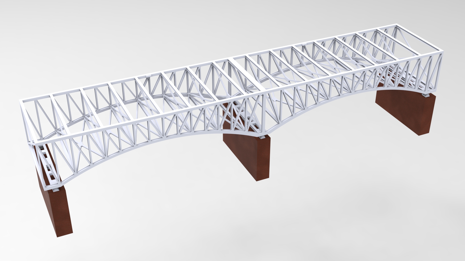 STL file Bridge Structure 🌉・3D printing design to download・Cults