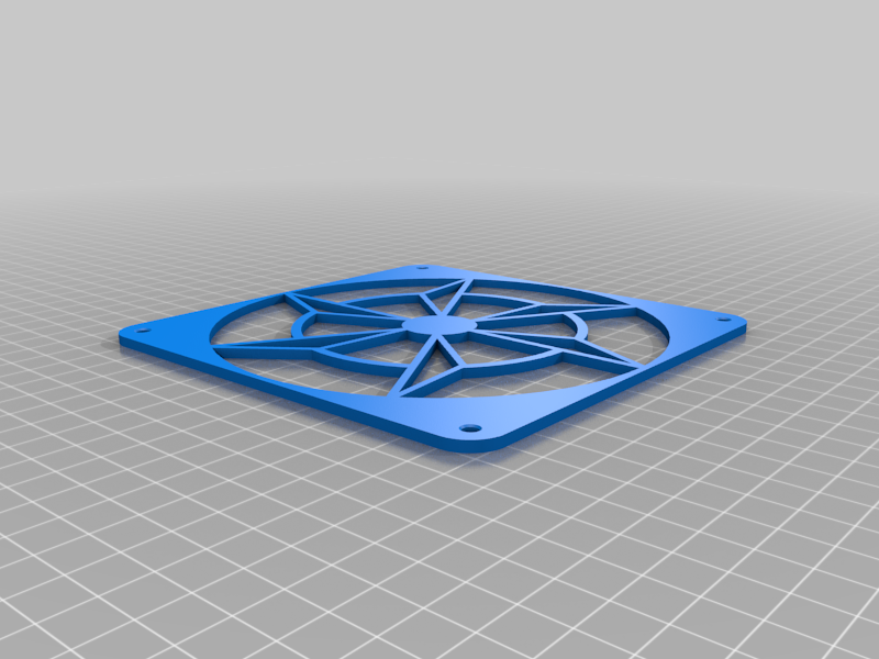 Free STL file 140, 120 and 80 mm computer fan cover・3D printing ...