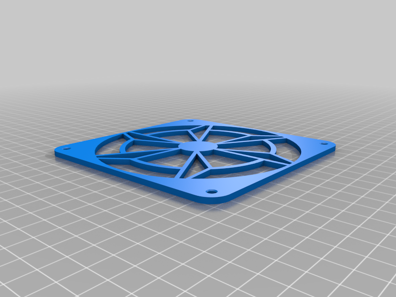 Free STL file 140, 120 and 80 mm computer fan cover・3D printing ...