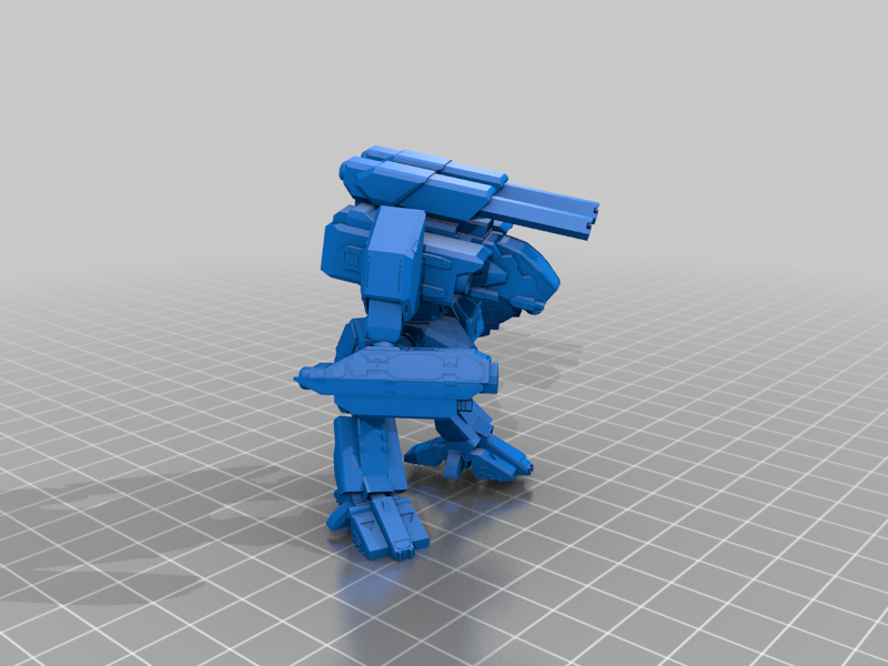 Free STL file Hyperion HYP-1 superheavy Battlemech 🎲・3D printable model ...