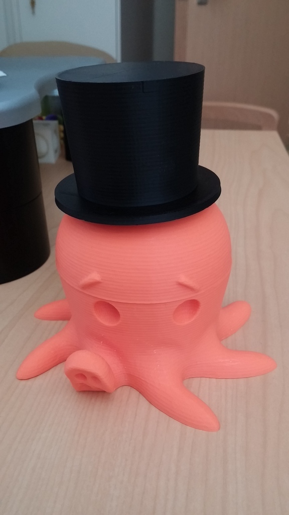 Free 3D file Top Hat for an Octopus - Customizable 🔝・3D printing design ...