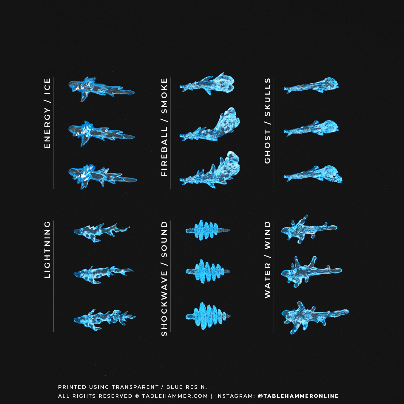 STL file Lightning magic effect (3 variants/sizes)・3D printer model to ...