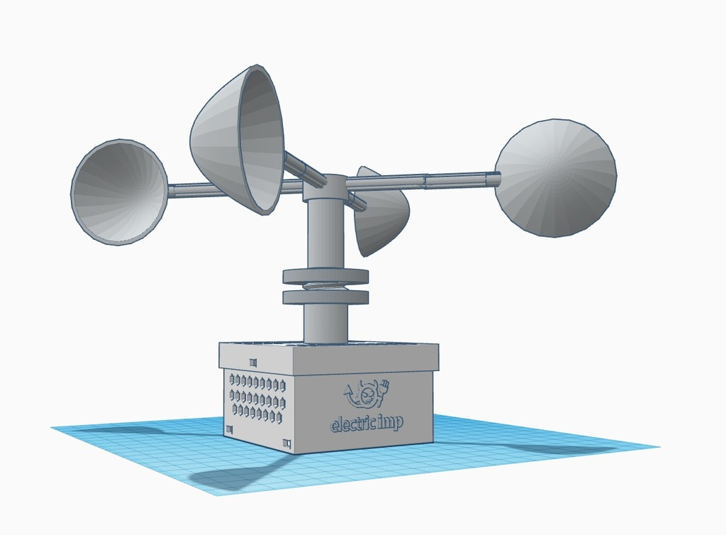 Free STL file WxImp - IOT Weather Station 🚉・3D printer design to ...