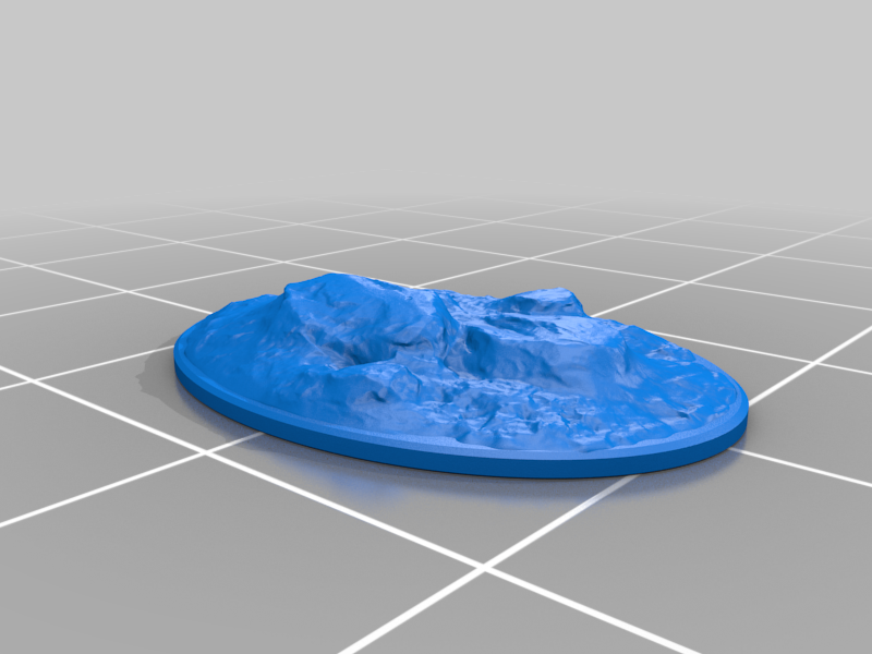 Free STL file Rocky base for miniatures・3D printer model to download・Cults