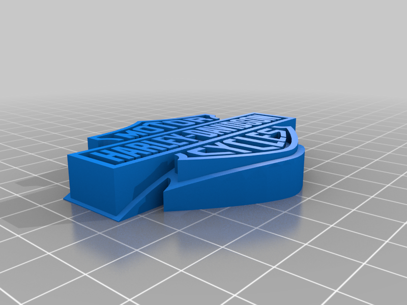 Free STL file Emblem Logo Harley Davidson Cicle 🏍️・3D print model to ...