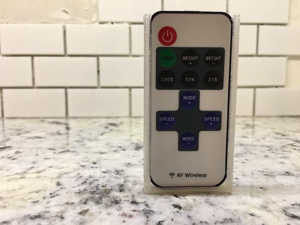 Free STL file LED Light Strip Remote Holder・Design to download and 3D ...