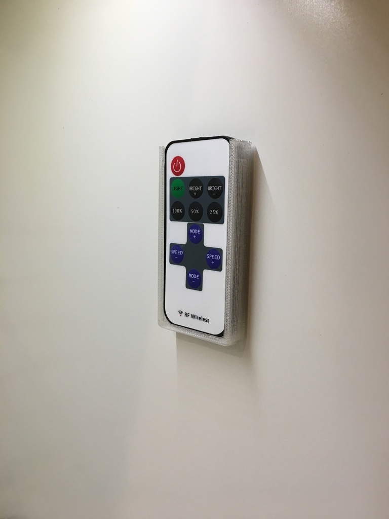 Free STL file LED Light Strip Remote Holder・Design to download and 3D ...