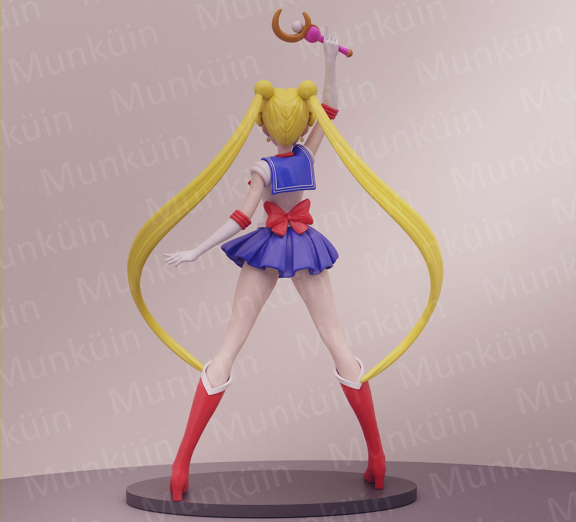 Archivo 3d Usagi Tsukino Sailor Moon・modelo Para Descargar Y Imprimir