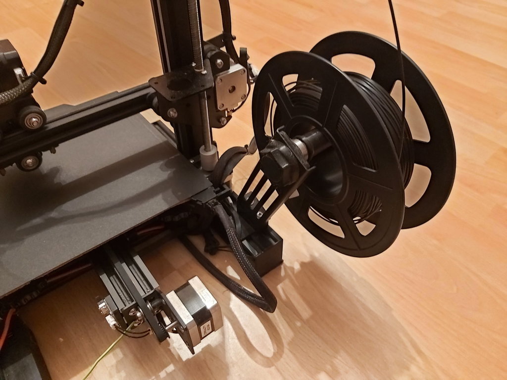 Free 3D file Ender 3 (Pro) - Rear Spool Holder Mount・3D print design to ...