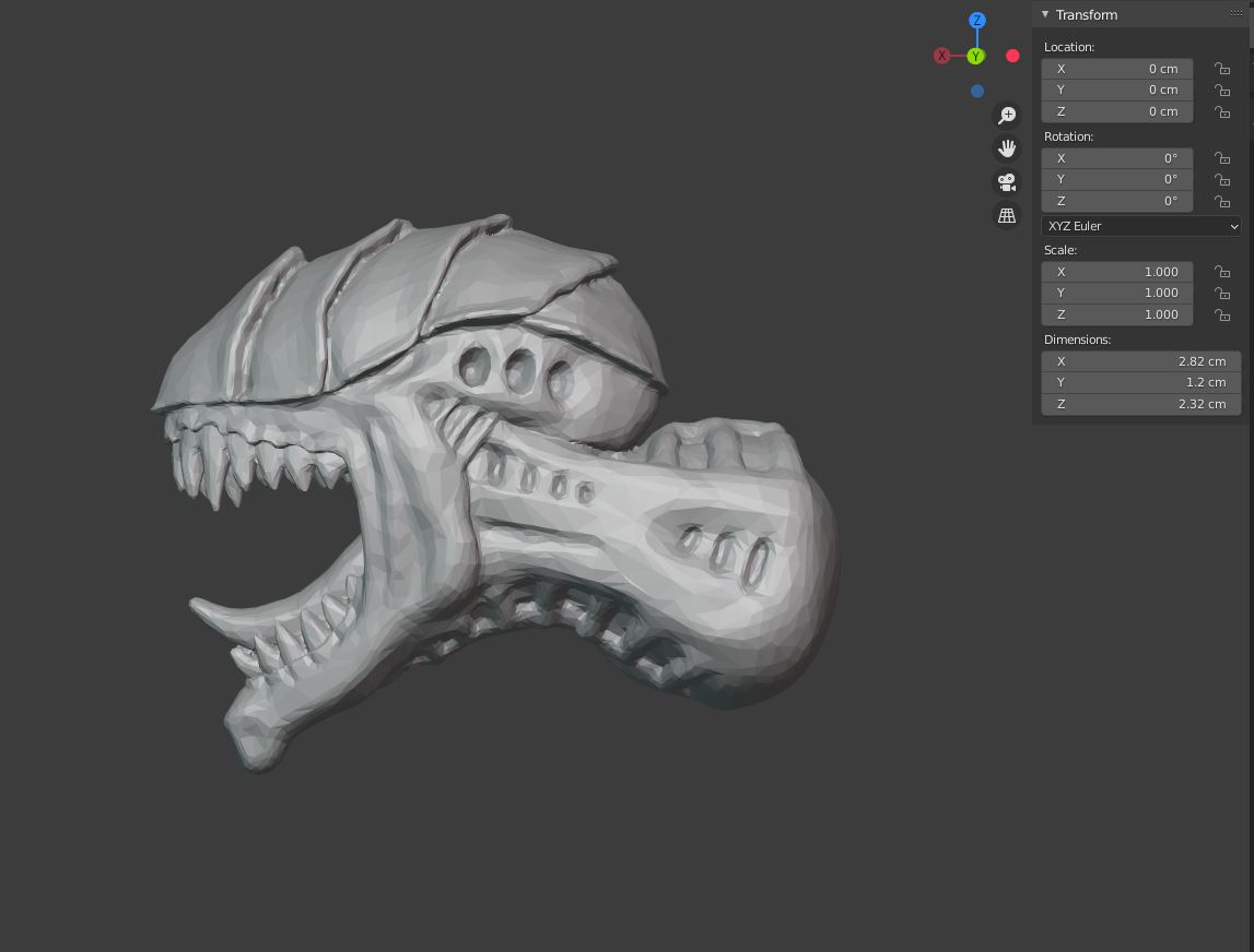 STL file Alien head・3D printer model to download・Cults