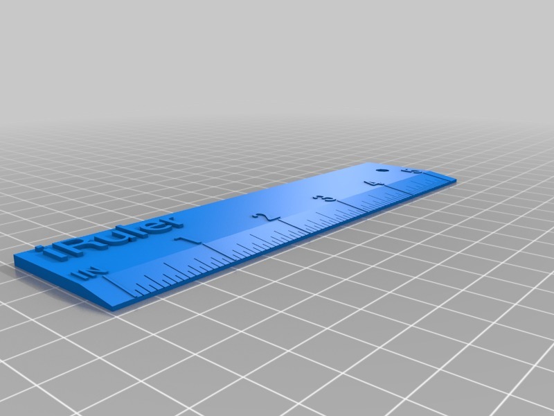 Free 3D file iRuler customizable ruler・3D printer model to download・Cults